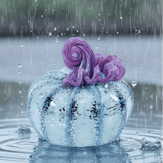 Soft Rain Squat - Luke Adams Glass Blowing Studio