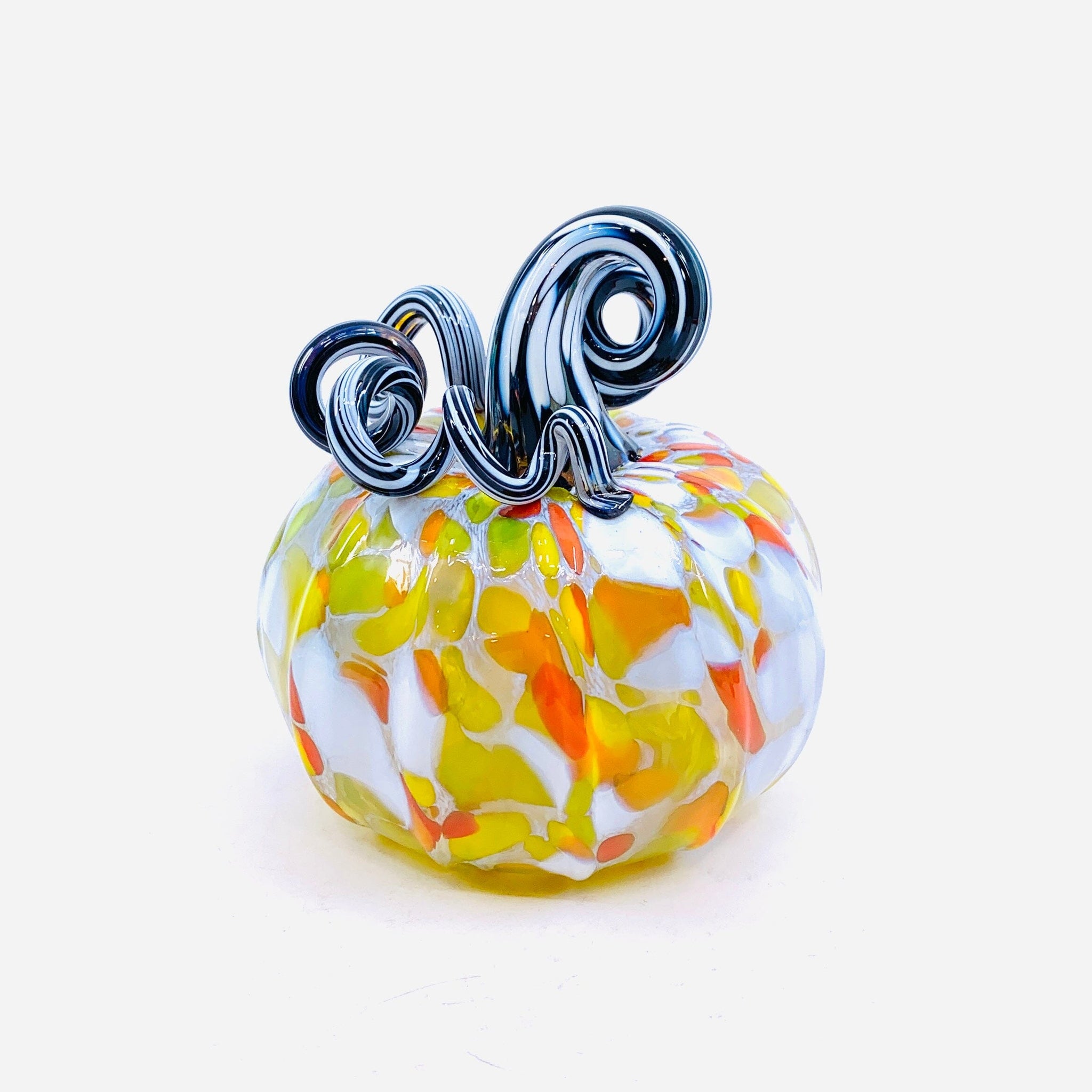 Daily Pumpkin 1283 Practice Mini - Luke Adams Glass Blowing Studio