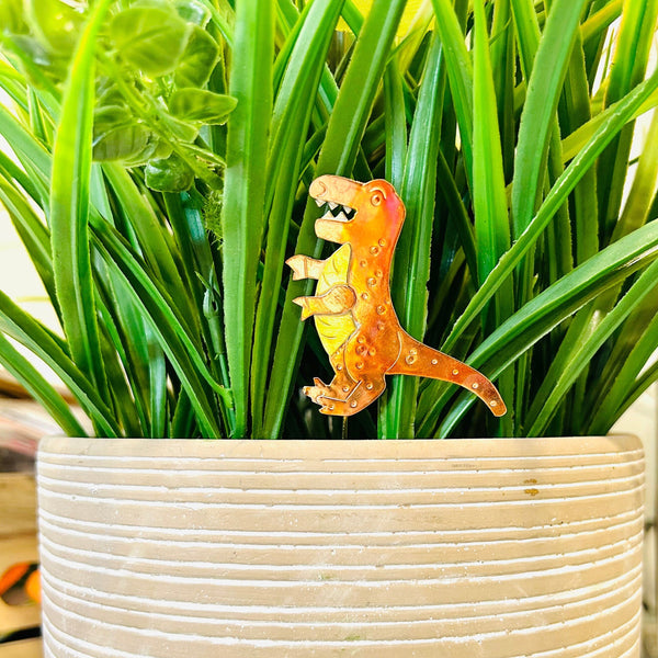 Plant Pals 16, Chomper T-Rex - Luke Adams Glass Blowing Studio