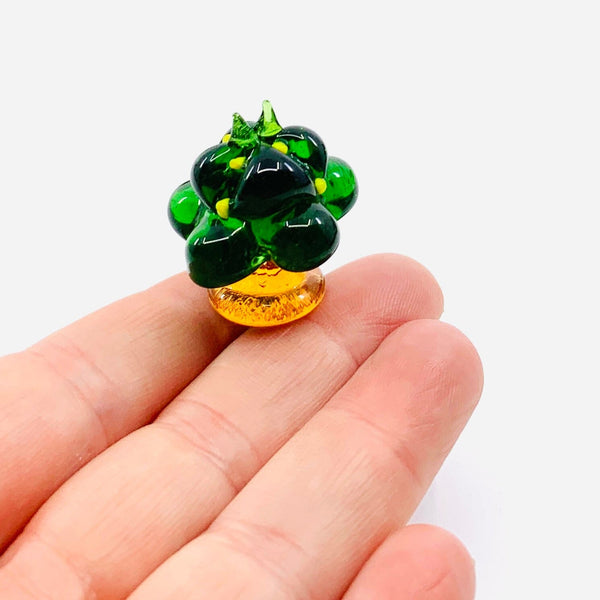 LAST ONE Tiny Glass Shrub - Luke Adams Glass Blowing Studio