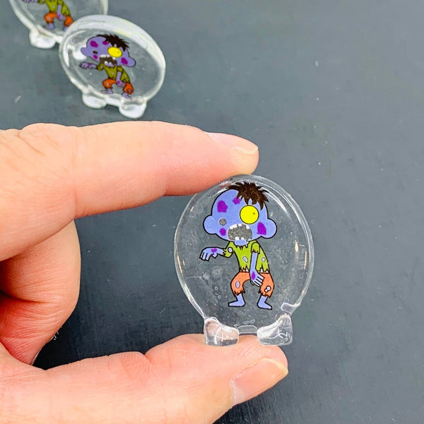 Tiny Glass Zombie 267 - Luke Adams Glass Blowing Studio