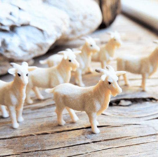 Tiny Rubber Goat - Luke Adams Glass Blowing Studio