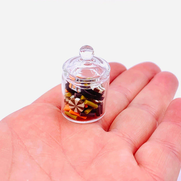 Tiniest Jar of Pumpkin Spice - Luke Adams Glass Blowing Studio