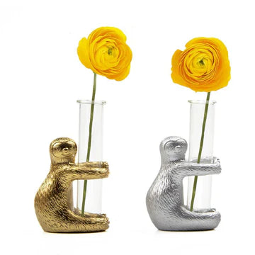 Sloth Test Tube Propagation Vase - Luke Adams Glass Blowing Studio